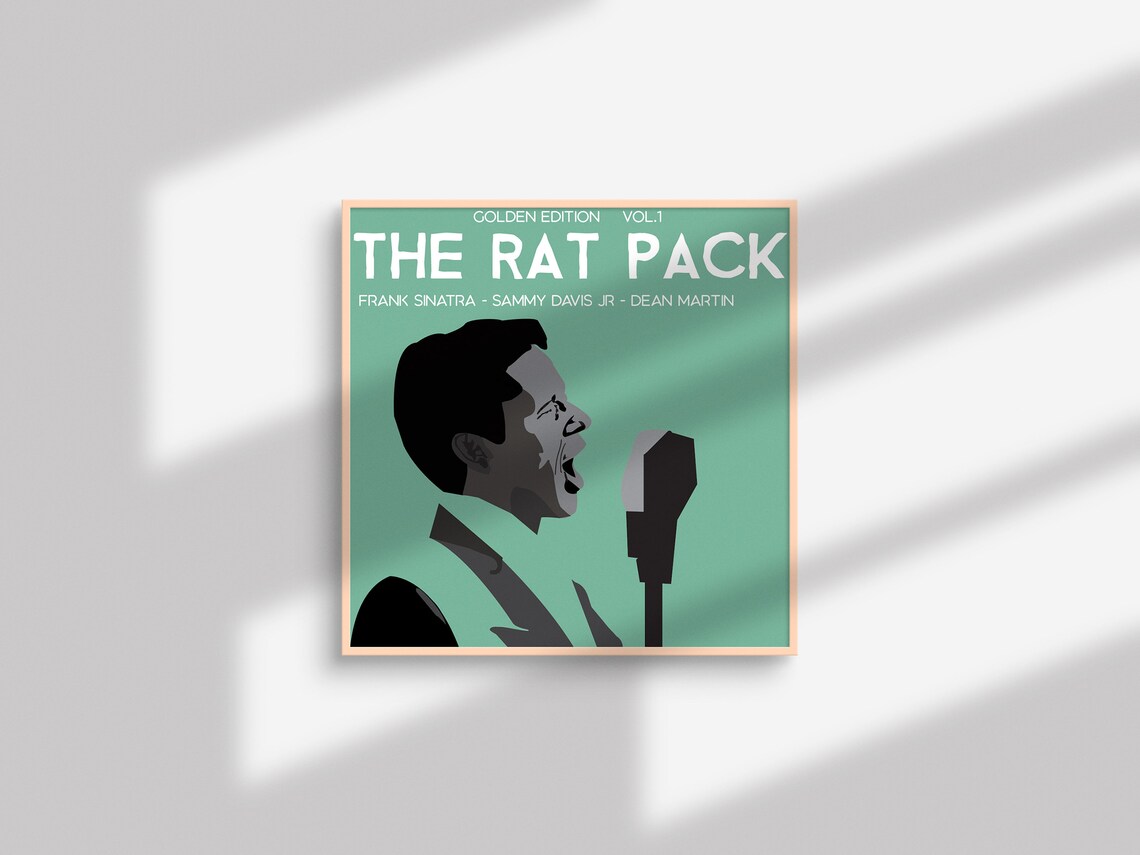 Rat Pack Poster Print Pop Art Frank Sinatra Dean Martin - Etsy