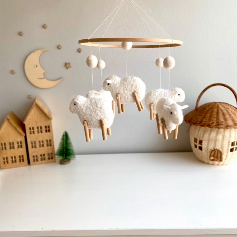 Sheep Mobile - Etsy