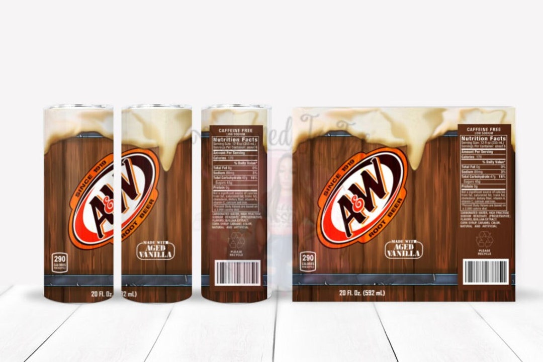 Soda Drink Inspired A&W 20oz Sublimation Tumbler Wrap. - Etsy