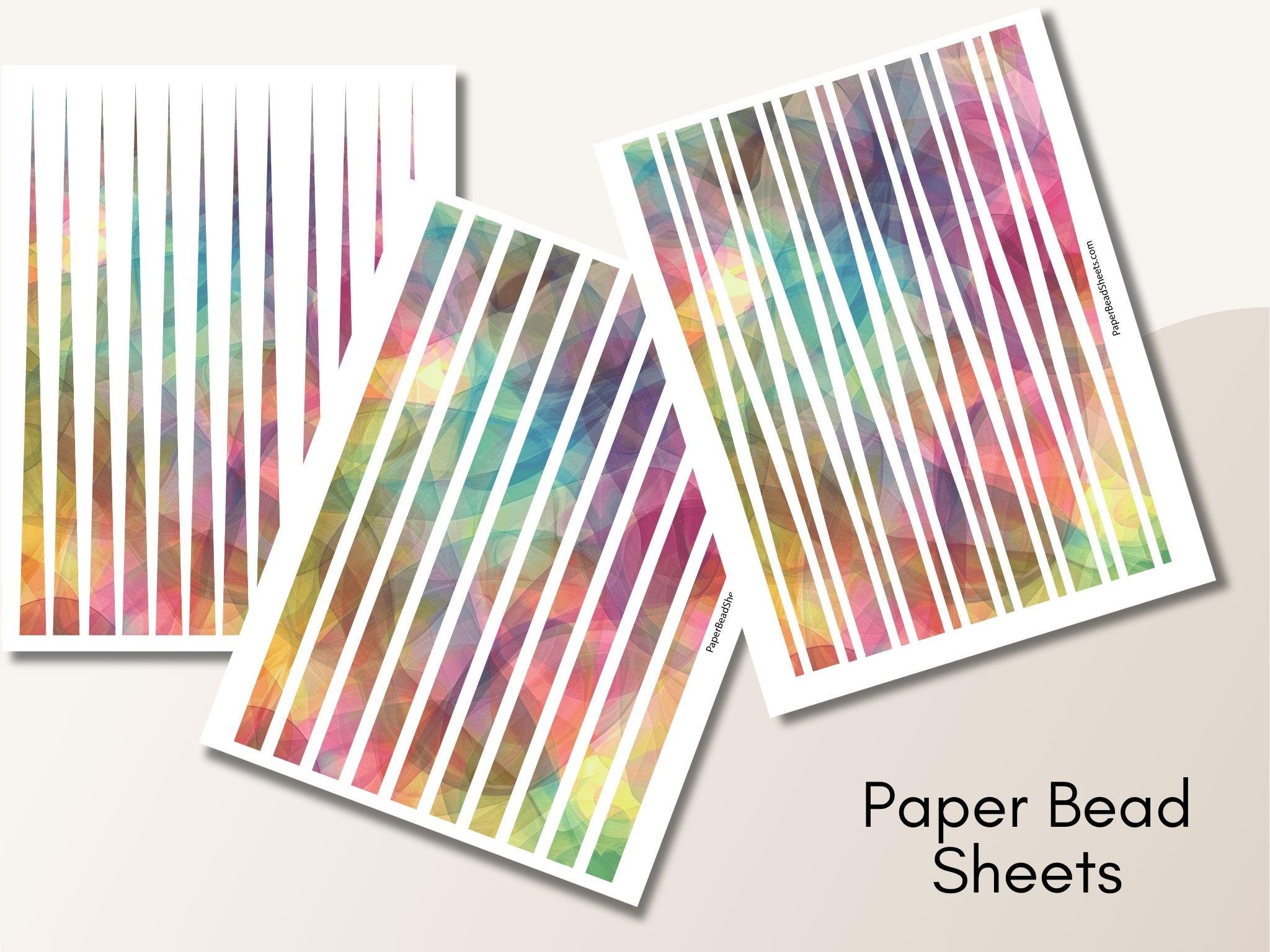 Printable Paper Bead Sheets Patterns Abstract - Etsy