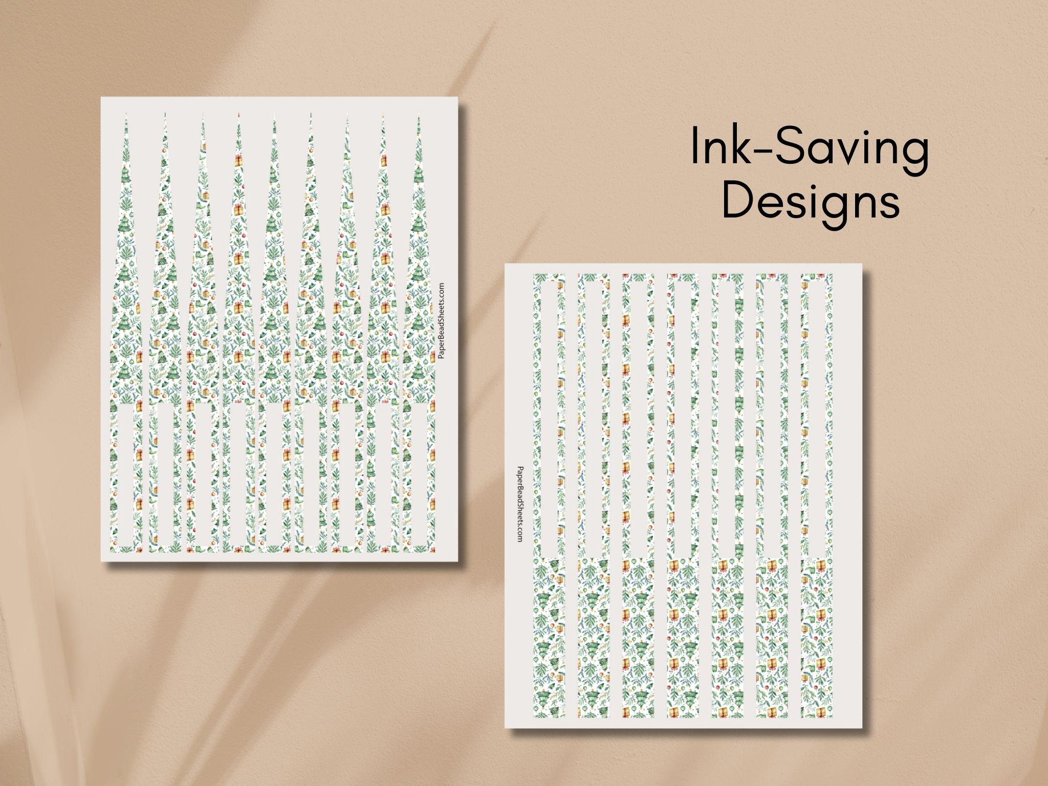 Printable Paper Bead Sheets Patterns Christmas 8 - Etsy