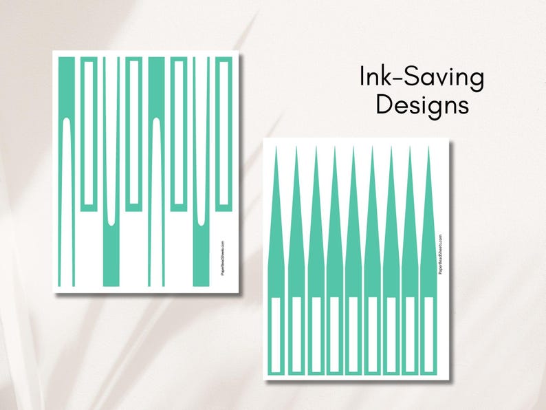 Printable Paper Bead Sheets Patterns Blue and Green Beads Solids - Etsy
