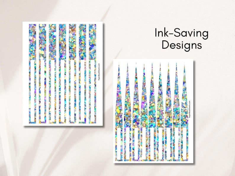 Printable Paper Bead Sheets Patterns Iridescent Glitter 1 - Etsy