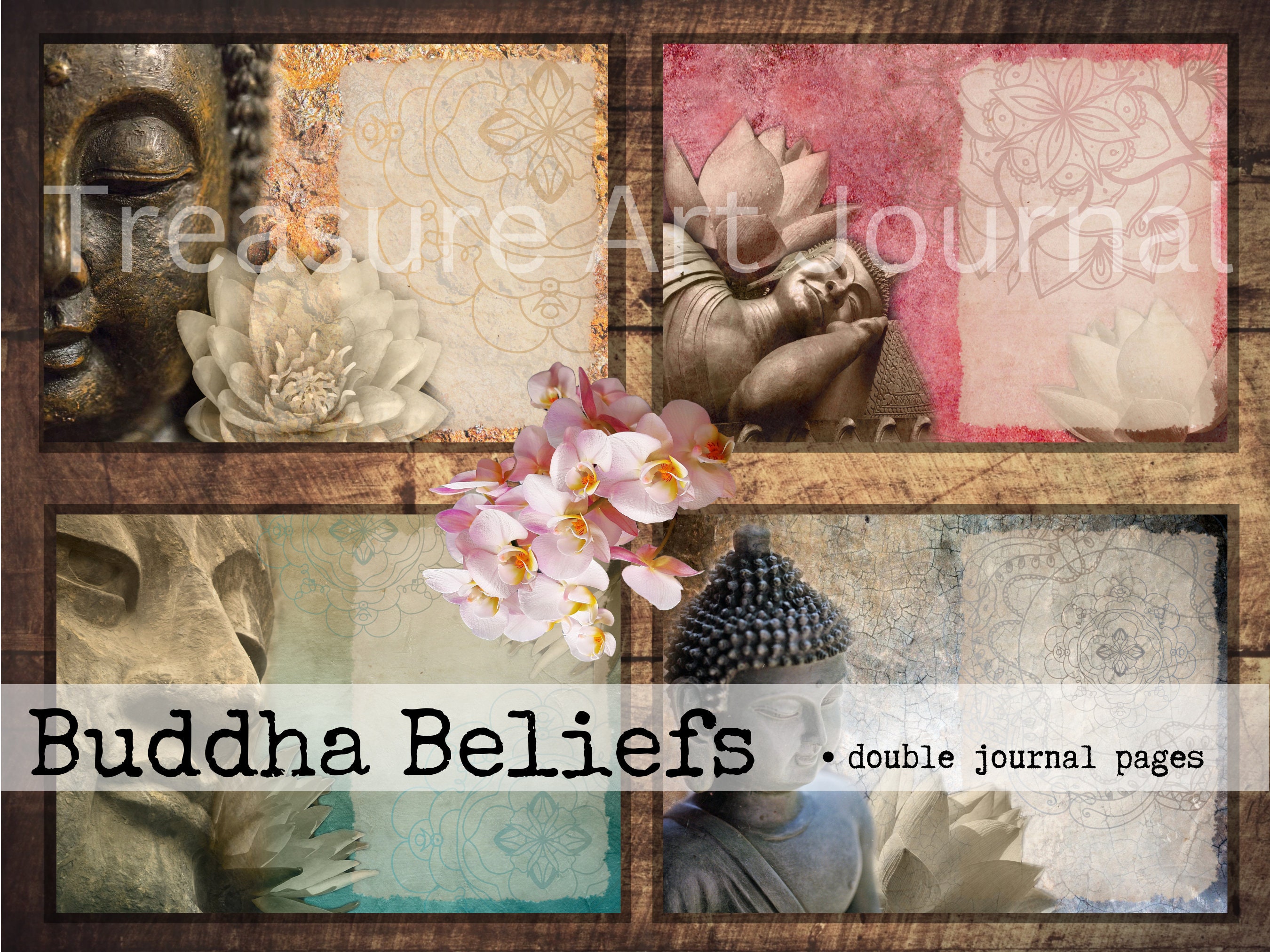 Buddha Beliefs Digital Journal Kit Direct Download Printable Digitals ...
