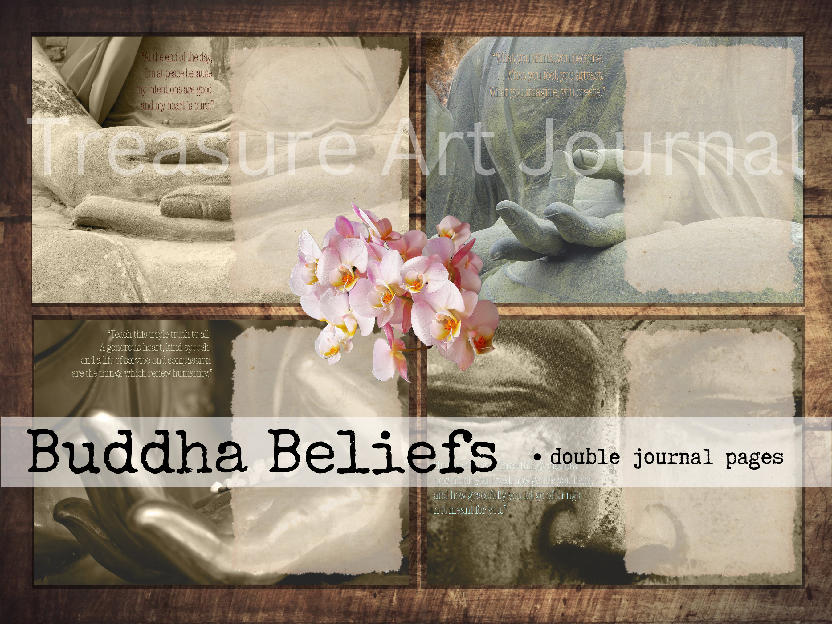 Buddha Beliefs Digital Journal Kit Direct Download Printable Digitals ...