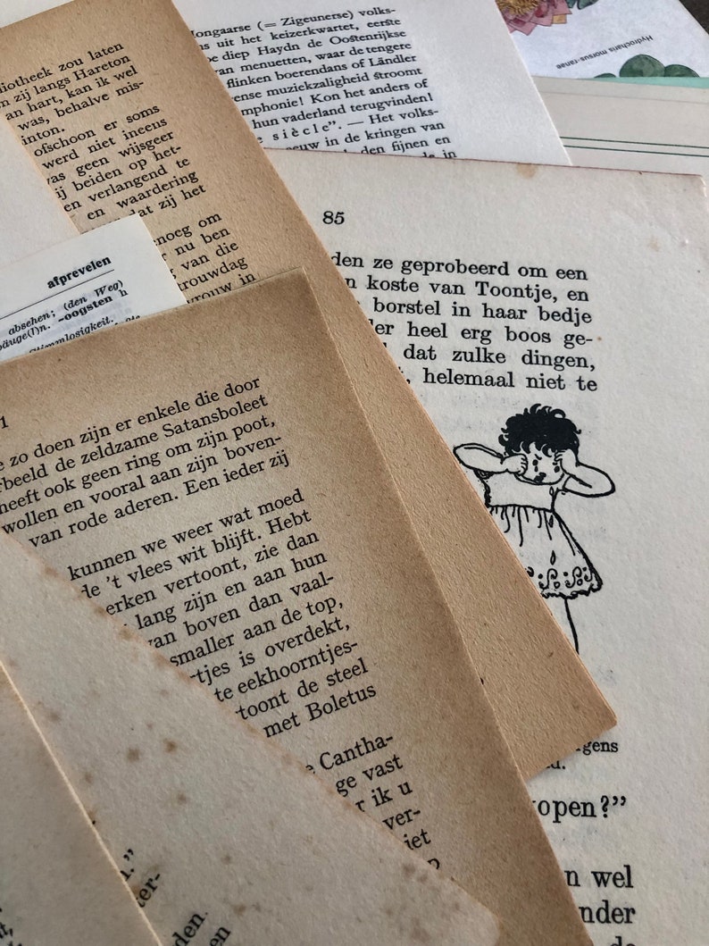 Rare Find Antique Vintage Book Pages Bundle for Junk Journal, Collage ...