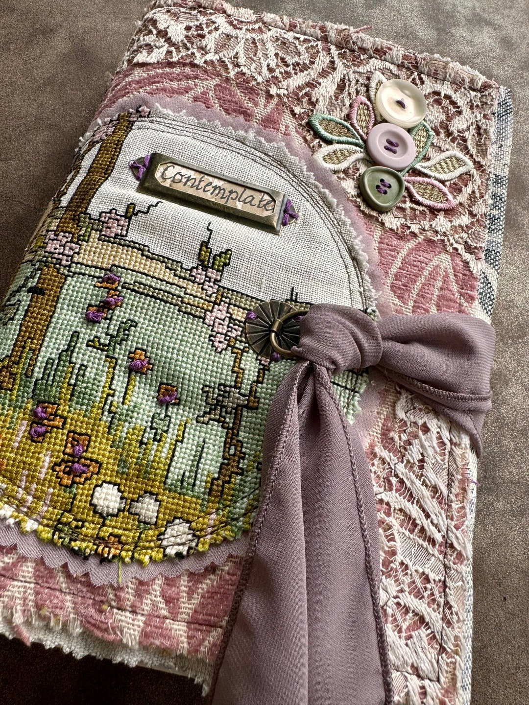 Handmade Junk Journal “contemplate” Trifold Softcover - Etsy