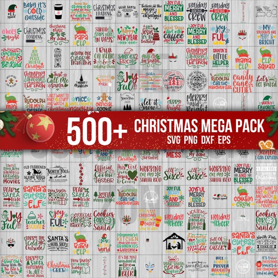 ULTIMATE Christmas Design Bundle Christmas Svg Christmas - Etsy