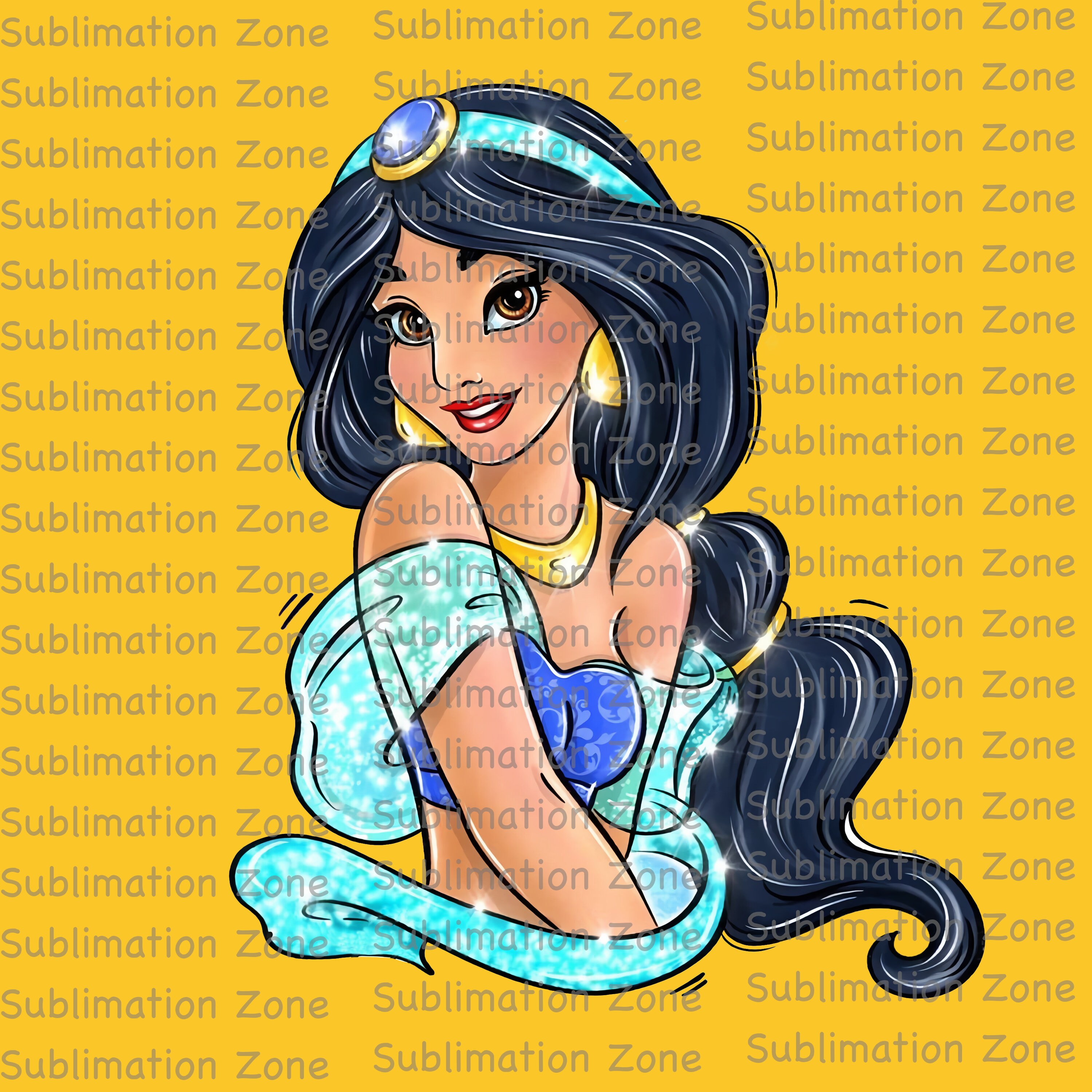 Jasmine Princess Clip Art Princess PNG Download. Princess - Etsy Canada