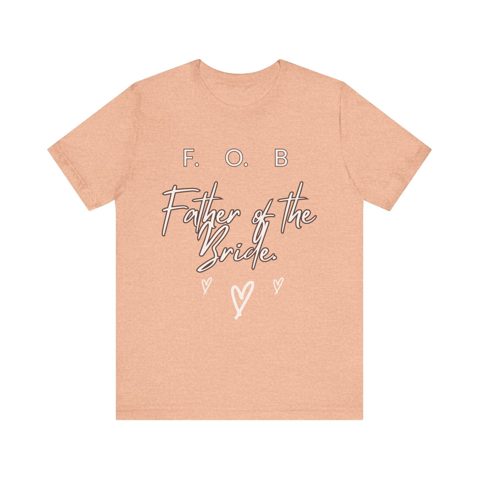 Custom Father of the Bride, Bridal Party, Wedding Party T-shirt - Etsy