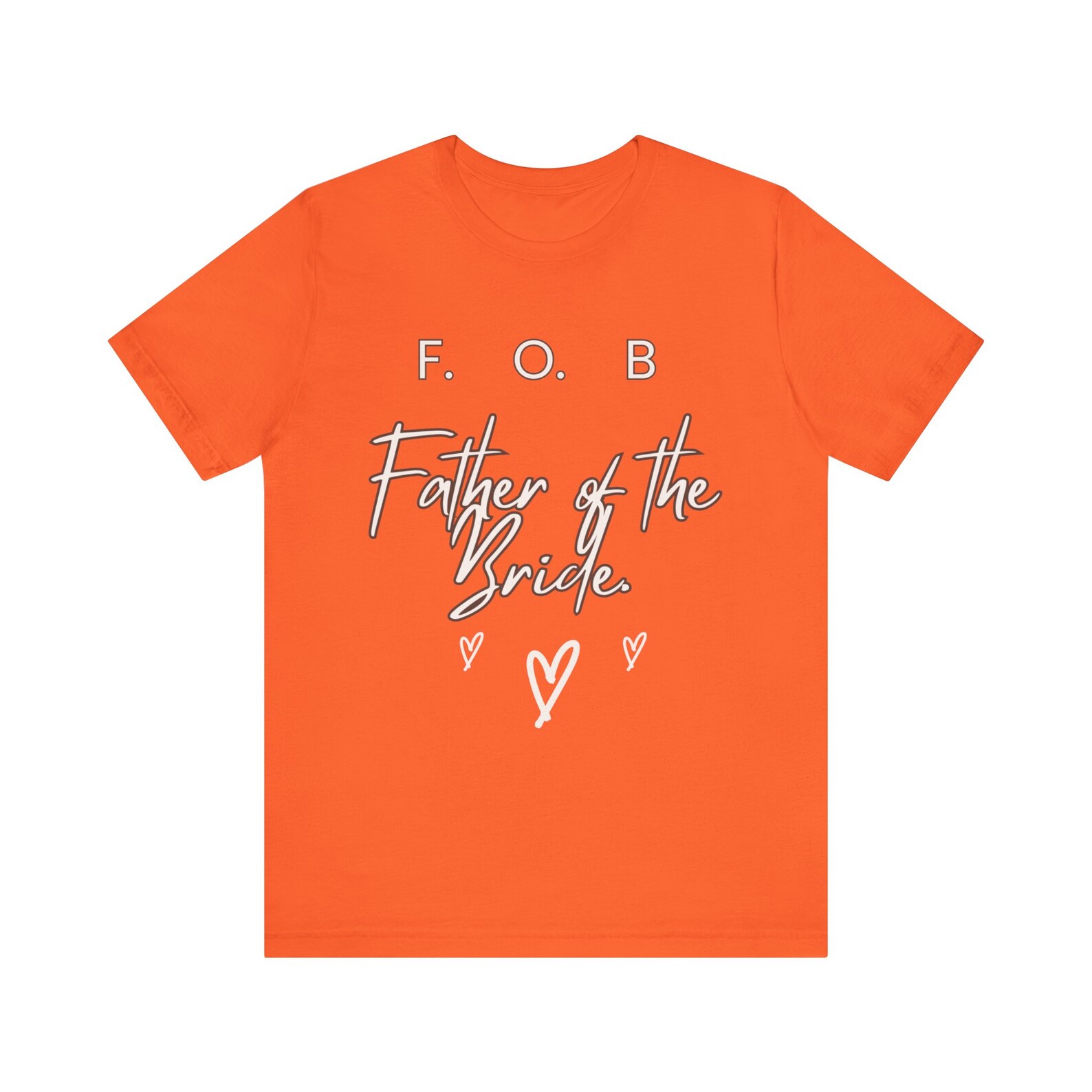 Custom Father of the Bride, Bridal Party, Wedding Party T-shirt - Etsy