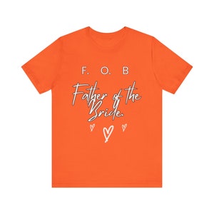 Custom Father of the Bride, Bridal Party, Wedding Party T-shirt - Etsy