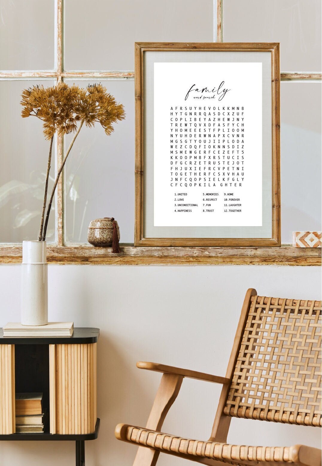 Family Word Search - Etsy