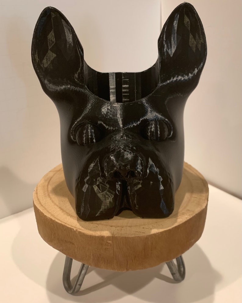 Frenchie Head Pot - Etsy