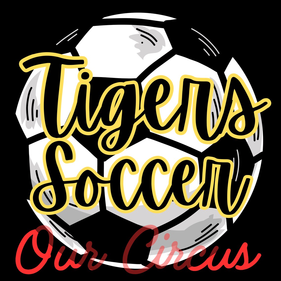 Tiger Soccer PNG - Etsy