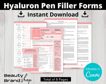 Hyaluron Pen Consent Form - Etsy