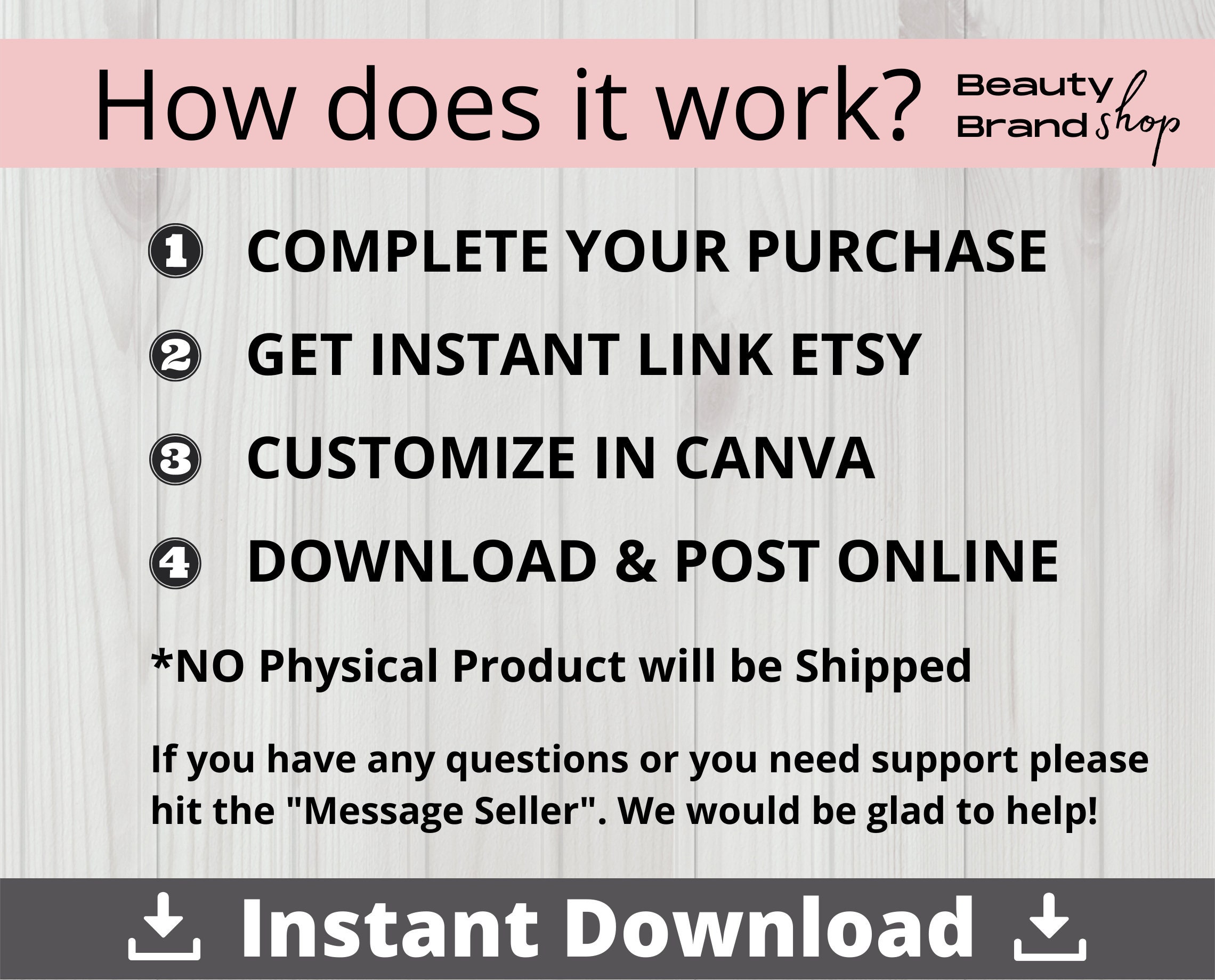 Instagram Price List Template Editable Price List IG Stories - Etsy