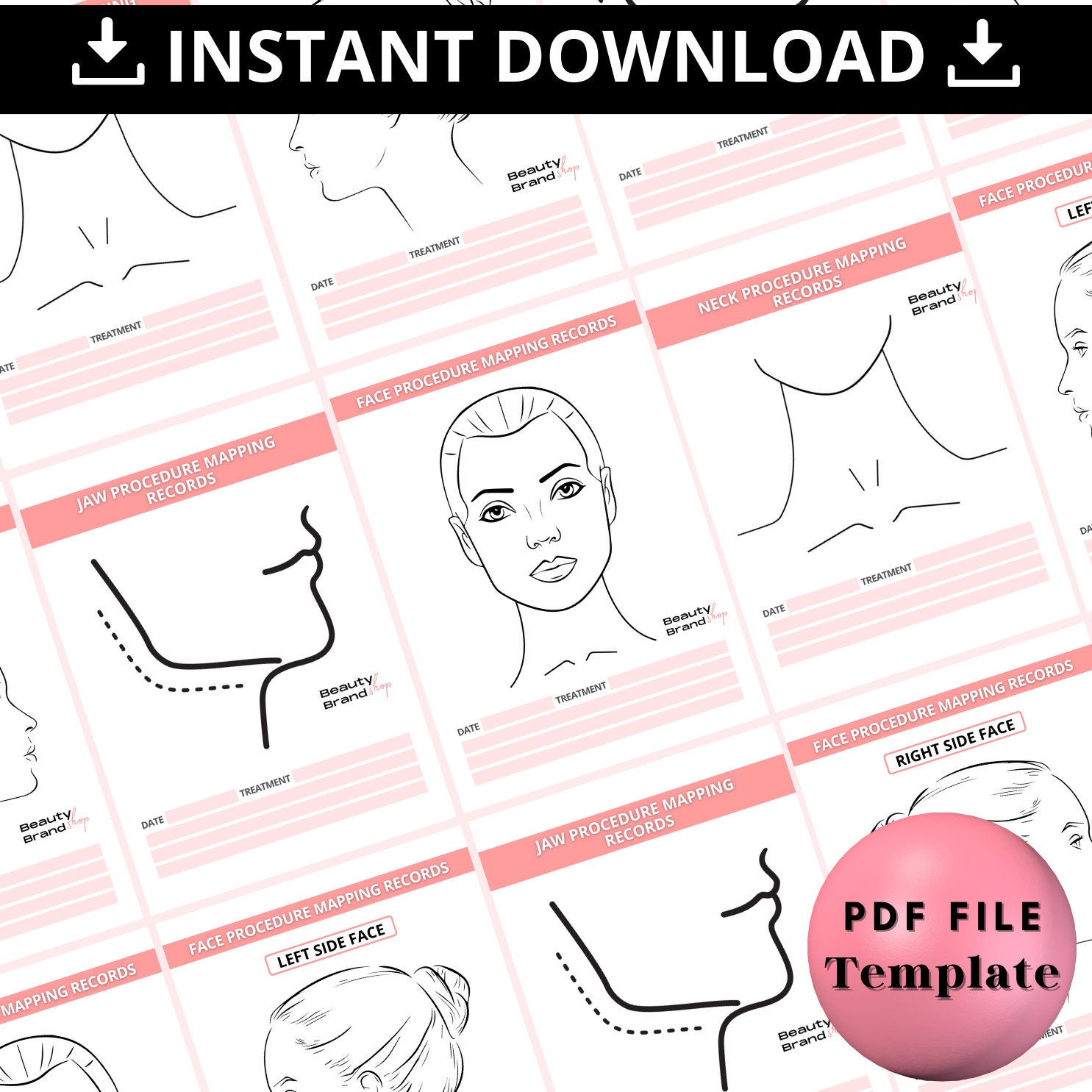 DIY Treatments Mapping, Treatment Manual, Mapping Records, Procedure ...