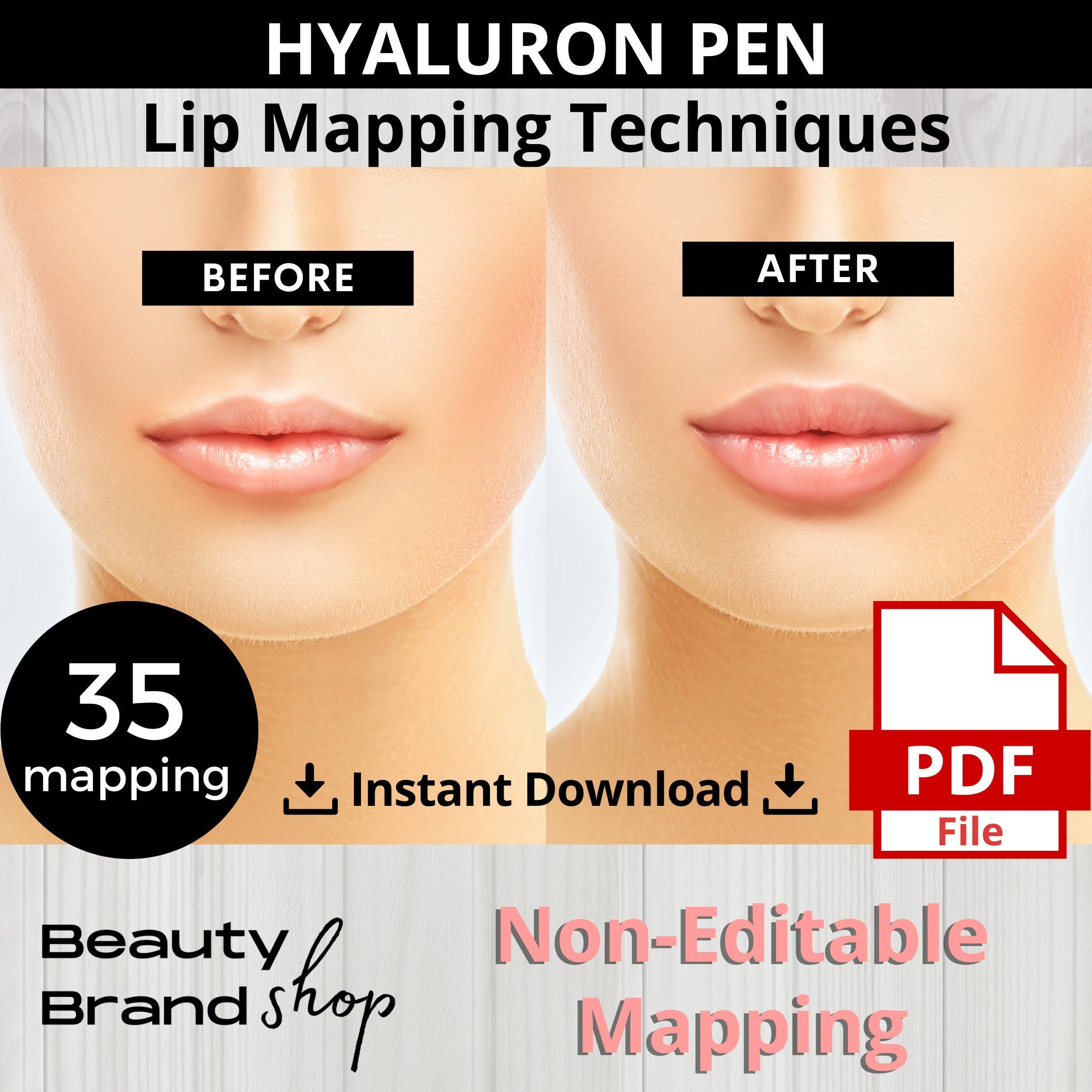 Lip Mapping Hyaluron Pen Lip Mapping Lip Map Lip Blush - Etsy Canada