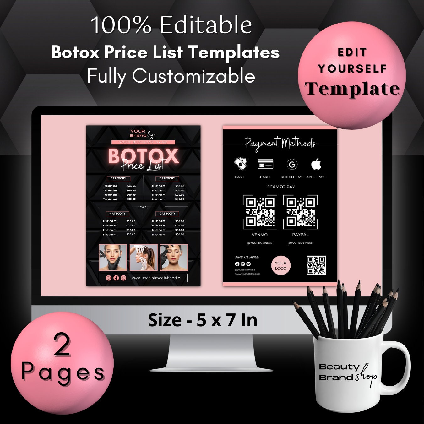 Botox Price List, Digital Botulinum Toxin and Dermal Fillers Pricelist ...