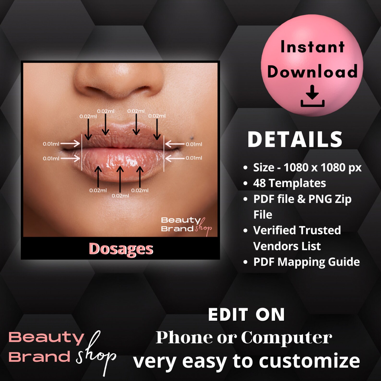 Lip Mapping, Hyaluron Pen Lip Mapping, Lip Map, Lip Blush Mapping, Lip ...