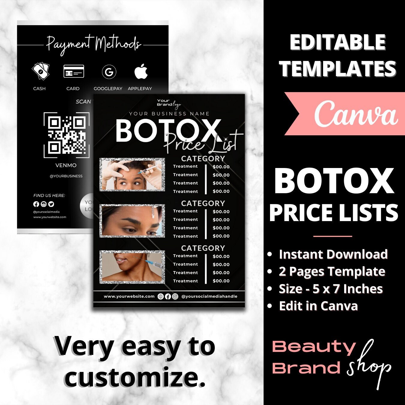 Botox Price List, Digital Botulinum Toxin and Dermal Fillers Pricelist ...