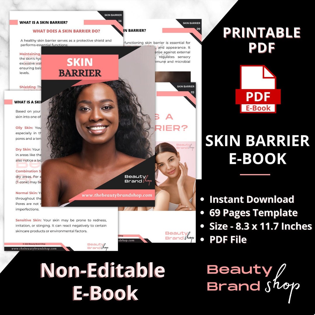 Skin Barrier E-book, Healthy Skin Barrier, Beauty Training Resource ...
