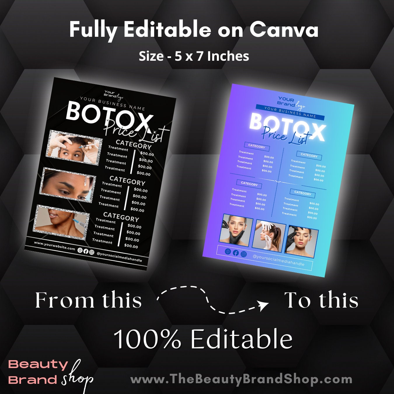 Botox Price List, Digital Botulinum Toxin and Dermal Fillers Pricelist ...