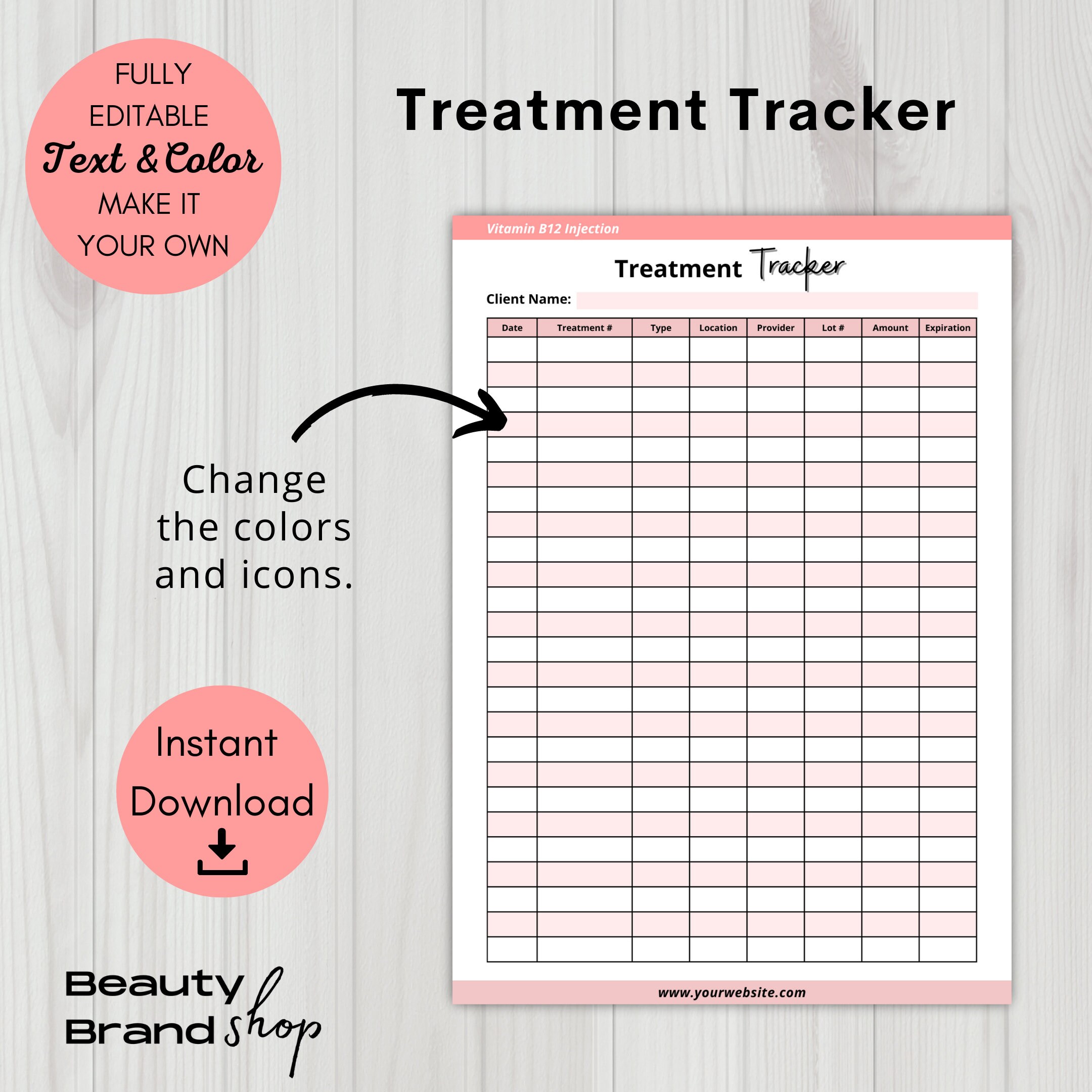 Vitamin B12 Injection Forms, Vitamin B12 Injection Consent Form, B12 ...