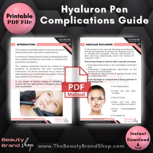 Hyaluron Pen Complications Guide, Hyaluron Pen Manual, Hyaluronic Acid ...