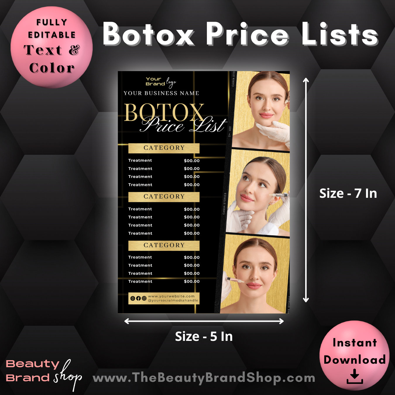 Botox Price List, Digital Botulinum Toxin and Dermal Fillers Pricelist ...