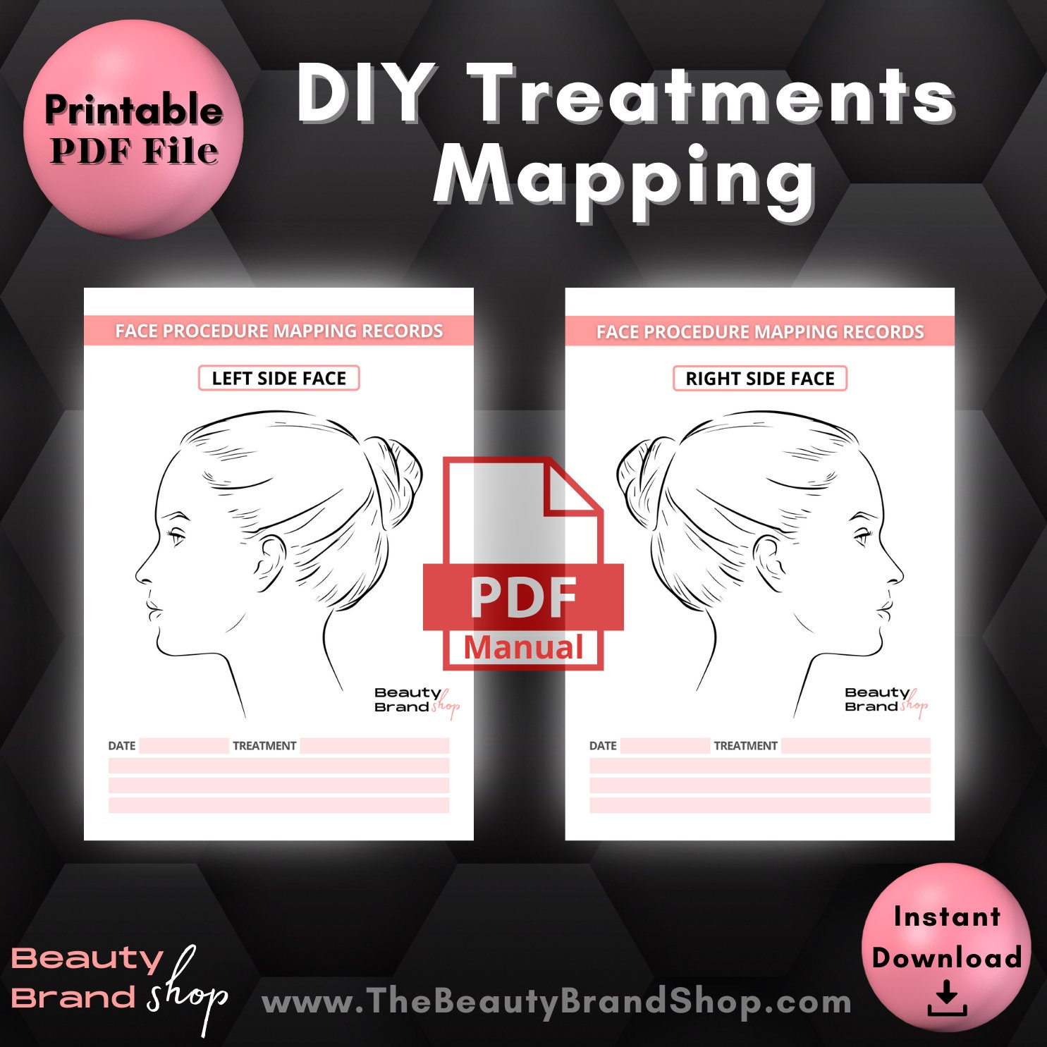 DIY Treatments Mapping, Treatment Manual, Mapping Records, Procedure ...
