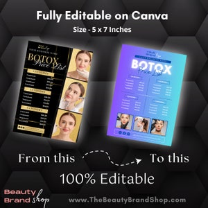 Botox Price List, Digital Botulinum Toxin and Dermal Fillers Pricelist ...