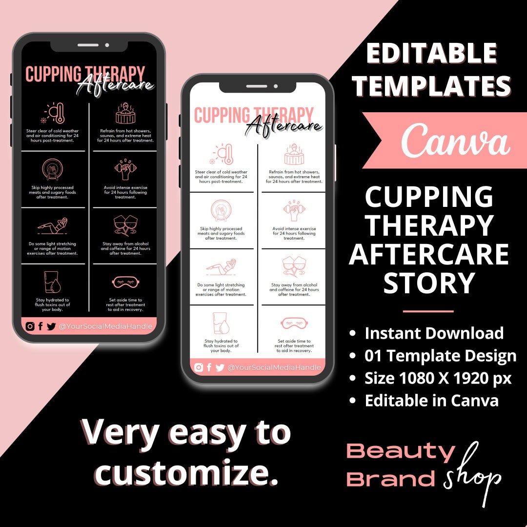 Cupping Therapy Aftercare Instagram Story, Cupping Aftercare Story ...