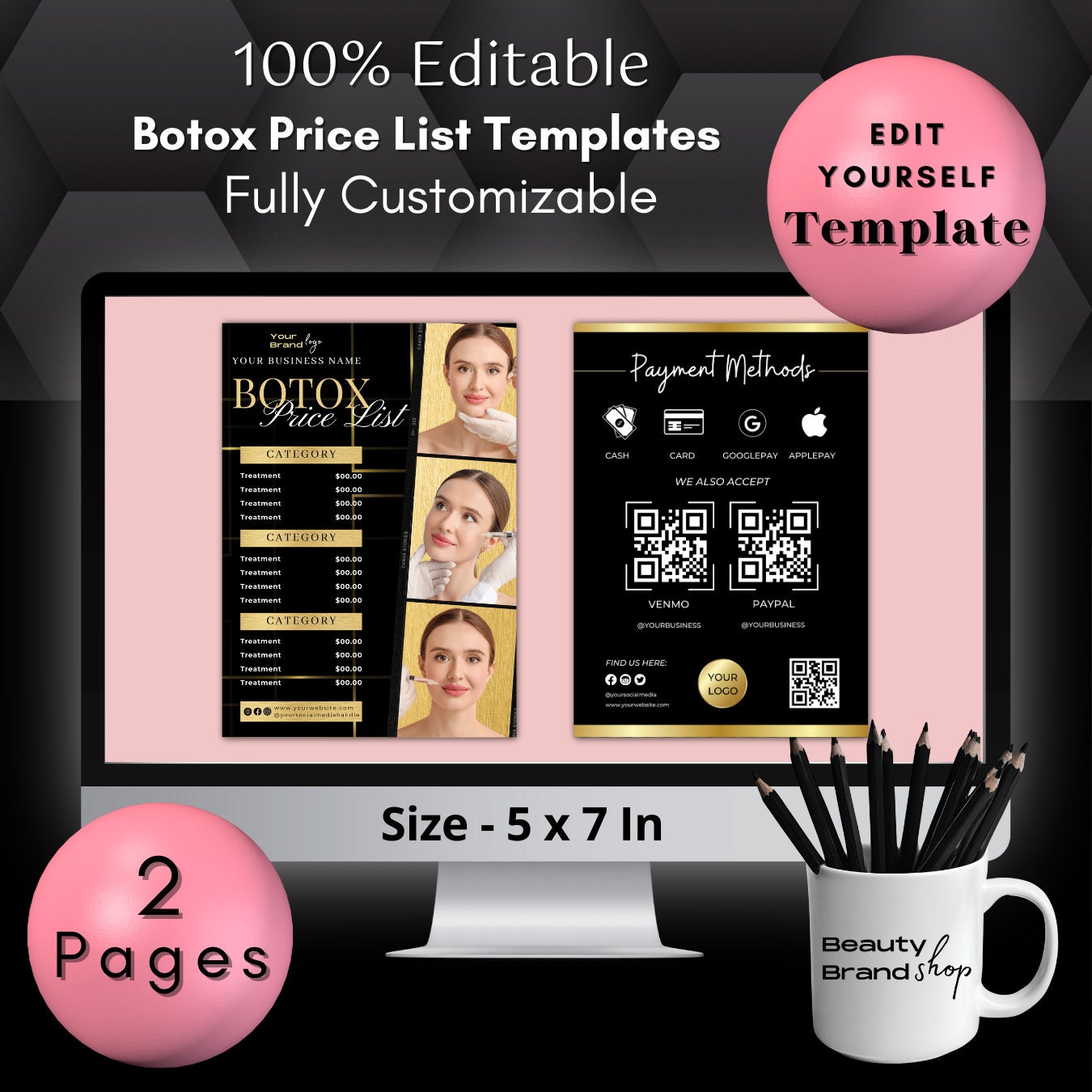 Botox Price List, Digital Botulinum Toxin and Dermal Fillers Pricelist ...