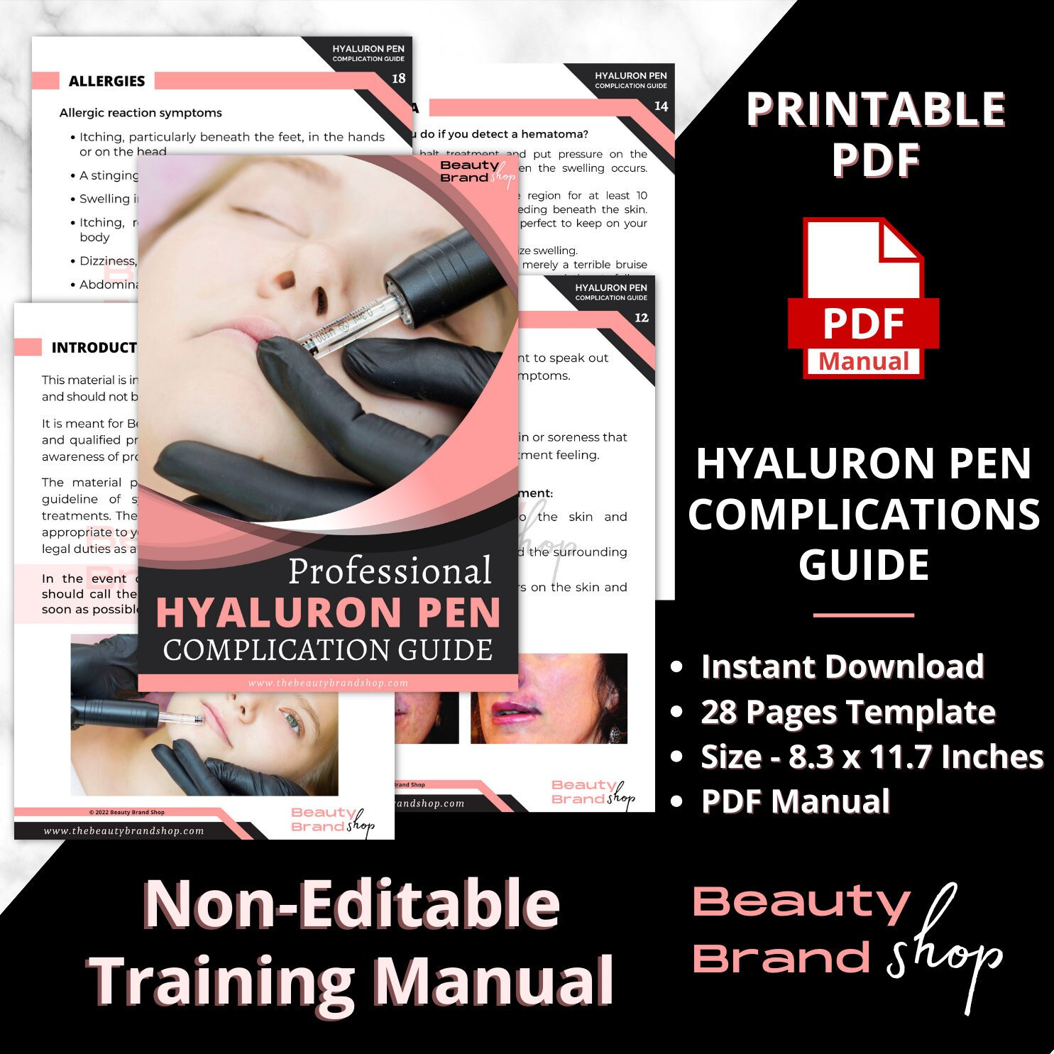 Hyaluron Pen Complications Guide, Hyaluron Pen Manual, Hyaluronic Acid ...