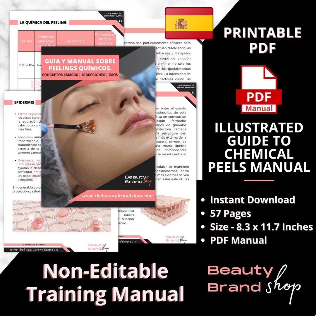 SPANISH - Chemical Peels Guide, Chemical Peels Training Manual ...