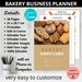 Bakery Business Planner Bakery Journal Bakery Content - Etsy