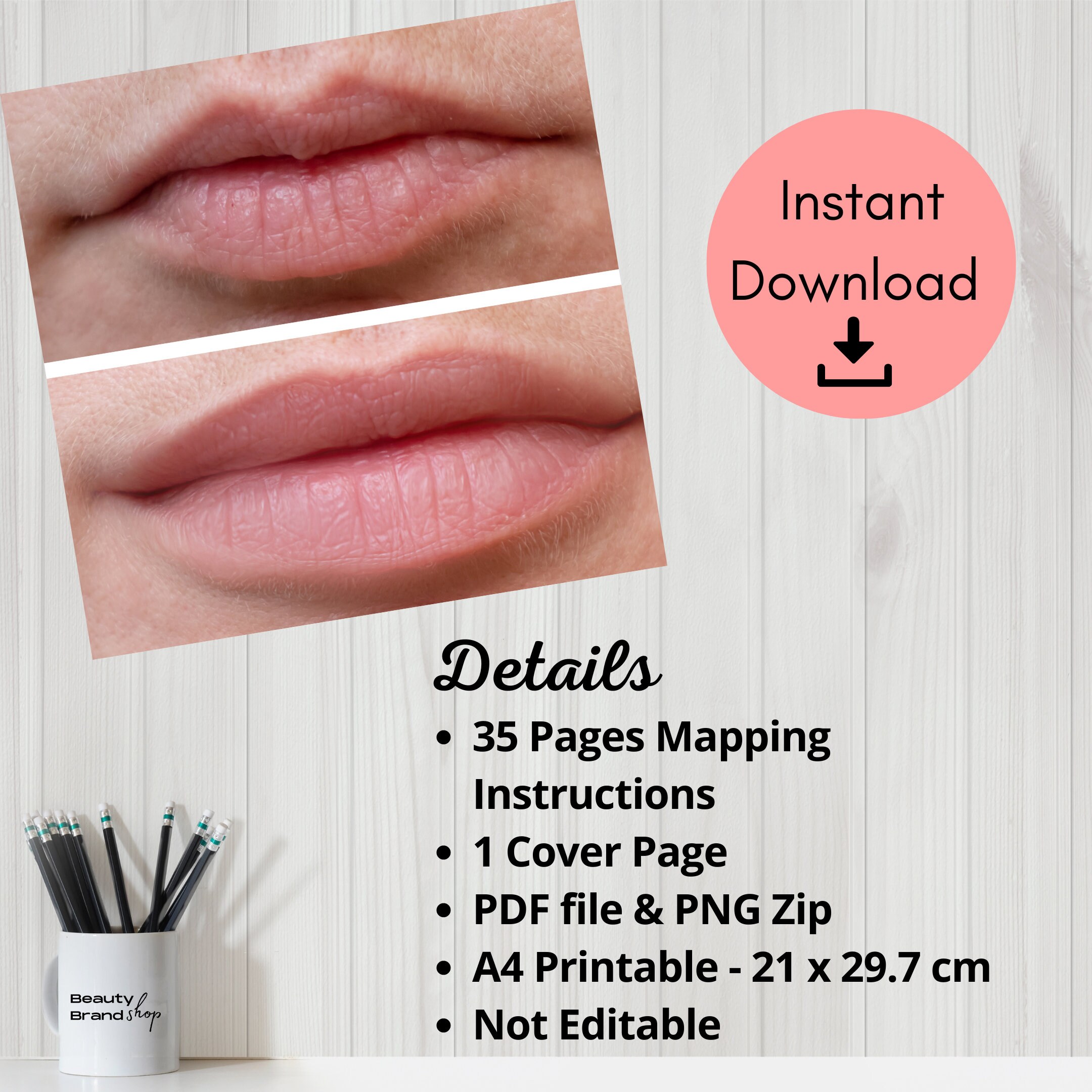 Hyaluron Pen Lip Mapping Training, Lips Mapping, No Needle Lips, Lip ...
