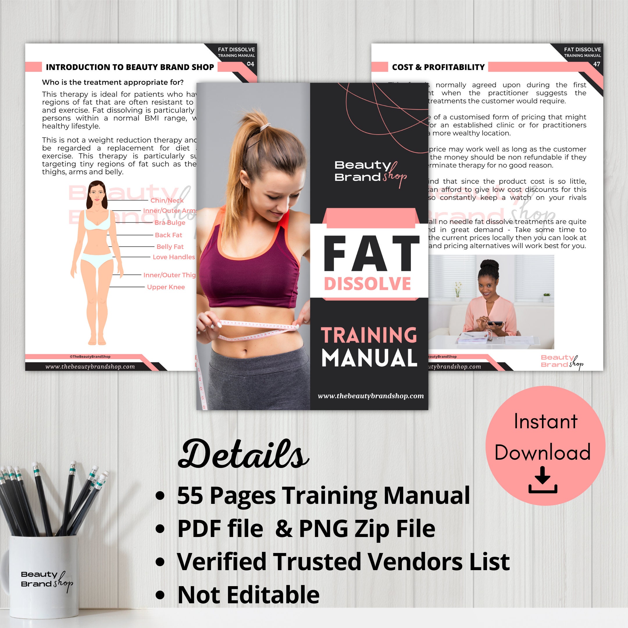 Fat Dissolve Training Manual Fat Dissolving Manual Fat - Etsy