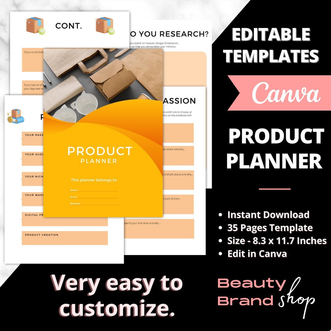 Product Planner, Business Planner, Product Journal, Social Media ...
