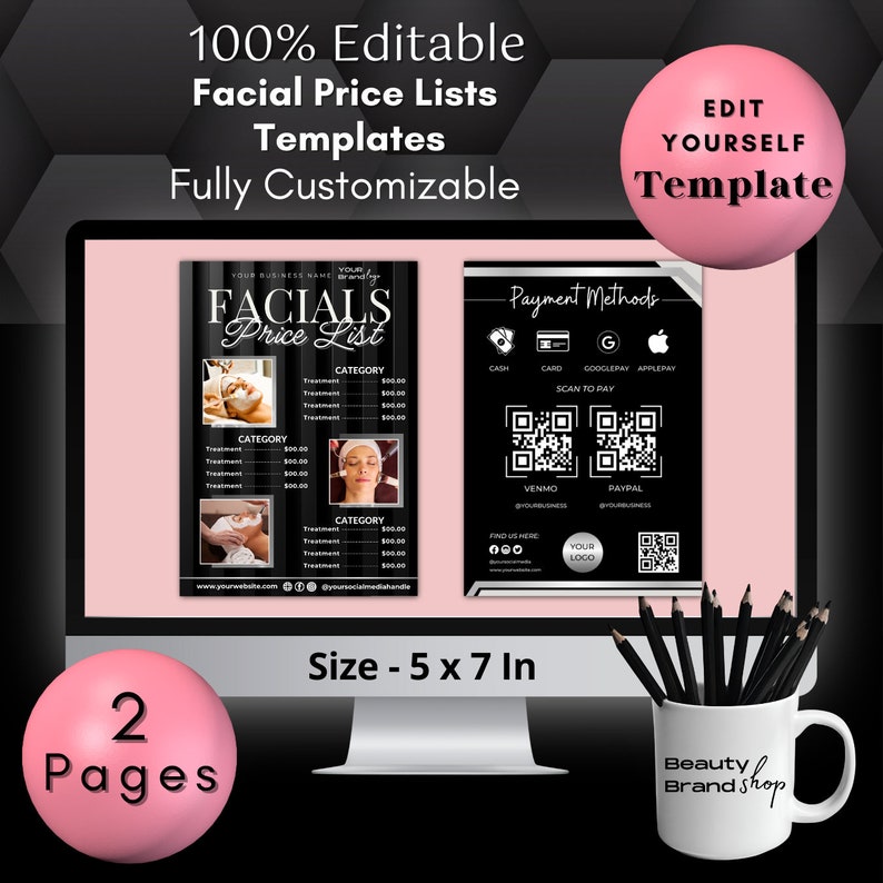 Facials Price Lists, Silver Luxury Facial Price List, Beauty Salon ...