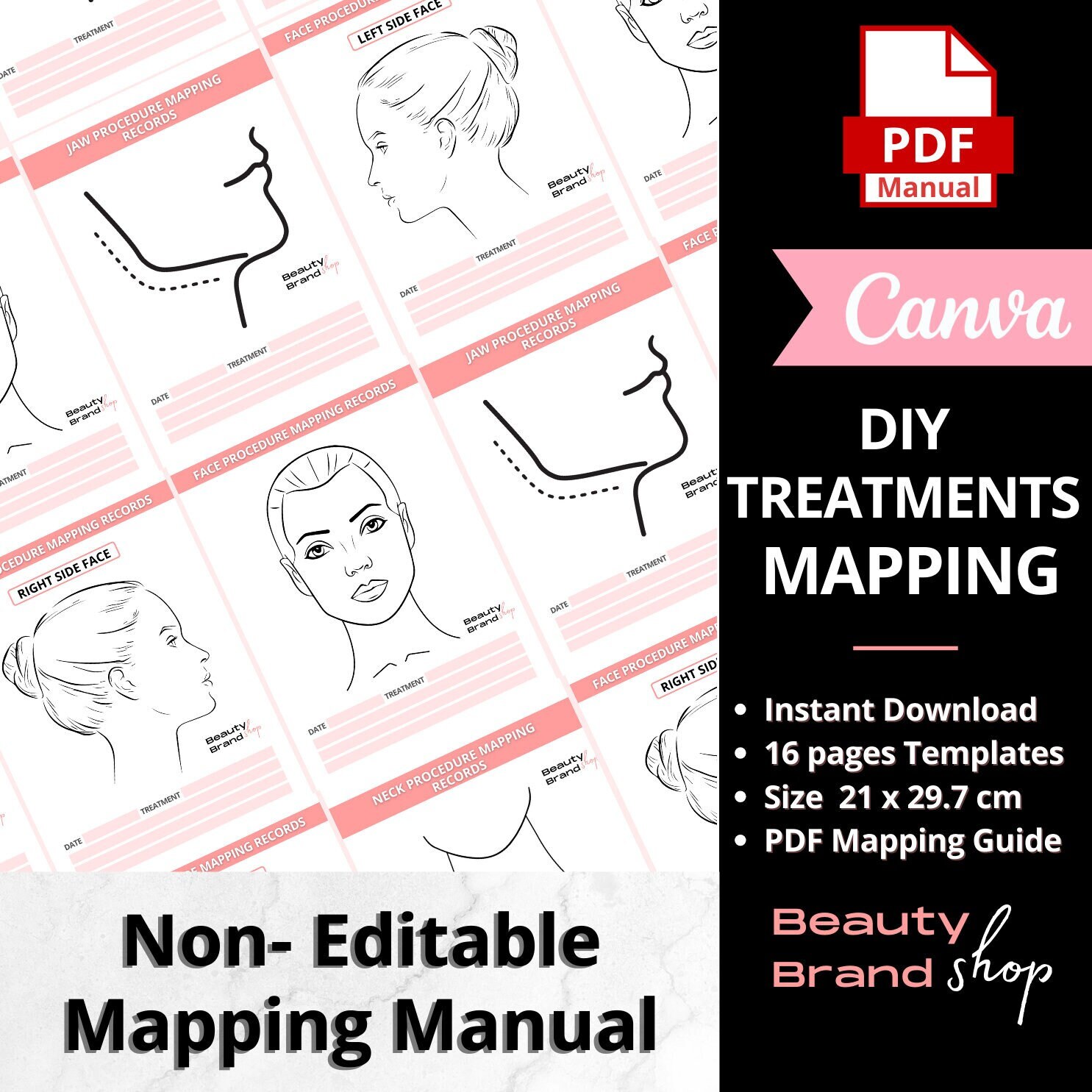 DIY Treatments Mapping, Treatment Manual, Mapping Records, Procedure ...