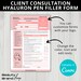 Hyaluron Pen Filler Form, Editable Consultation Form, Hyaluronic Pen ...