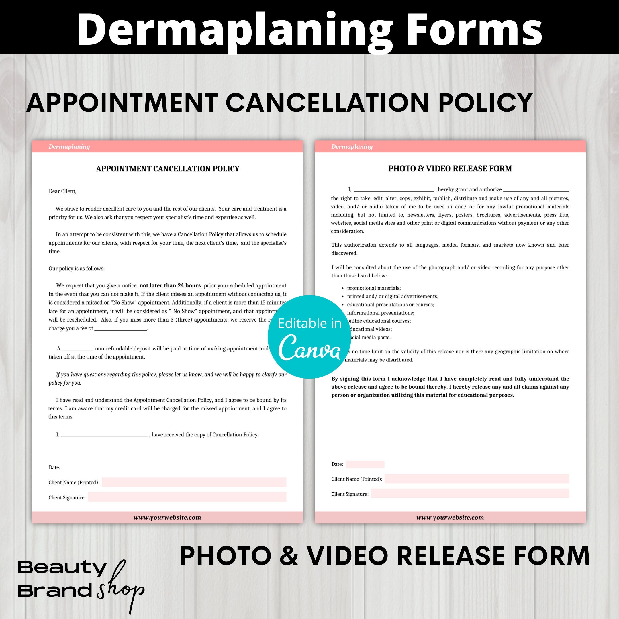 Editable Dermaplaning Consent Forms Dermaplane Intake Form - Etsy Hong Kong