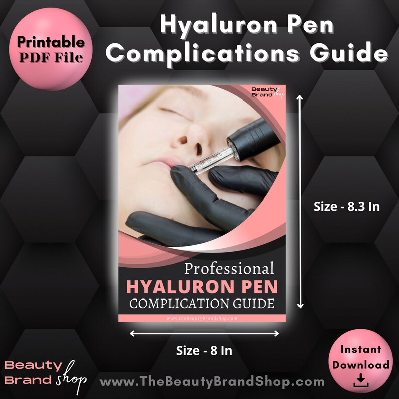 Hyaluron Pen Complications Guide, Hyaluron Pen Manual, Hyaluronic Acid ...
