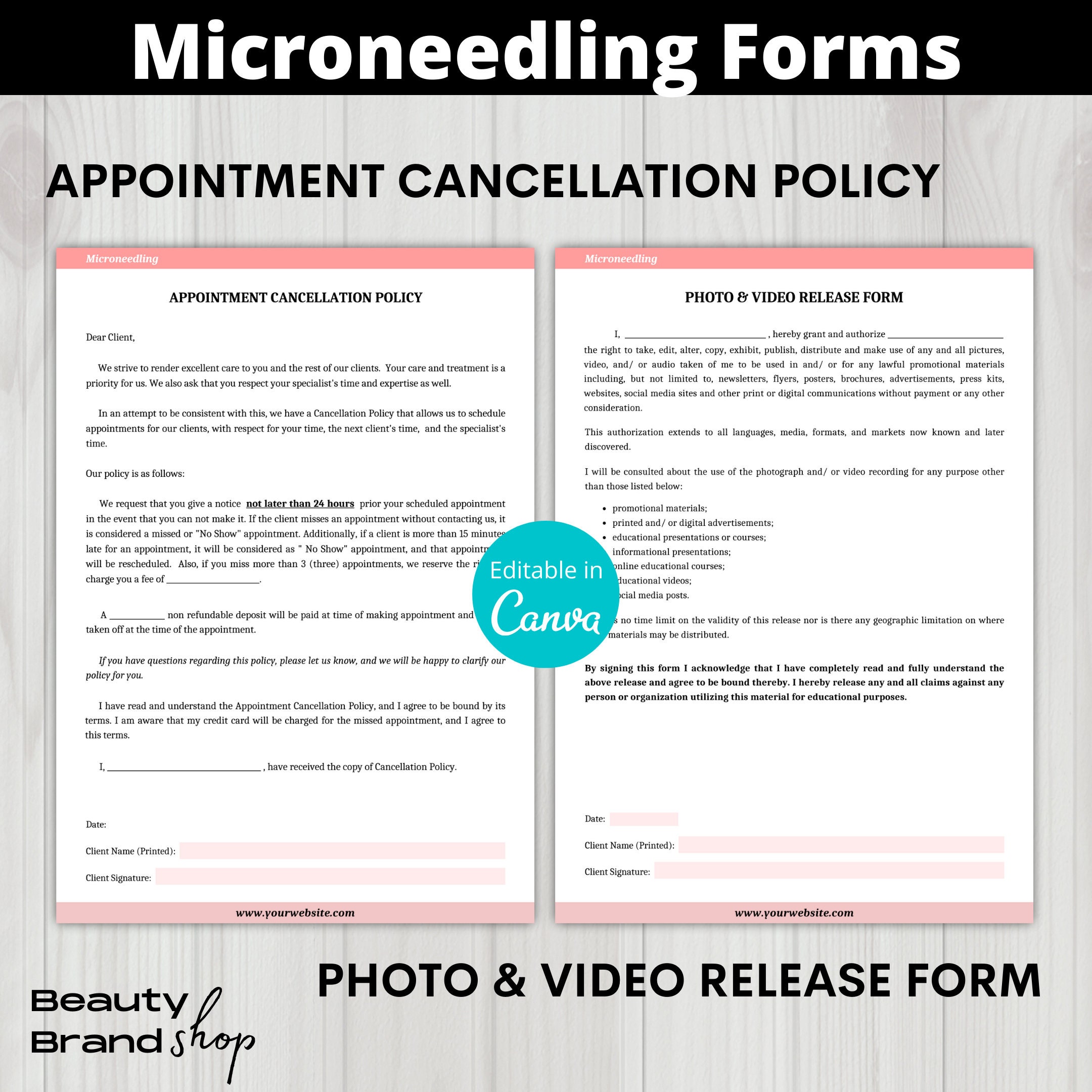 Editable Microneedling Consent Forms Micro Needling Form - Etsy Australia