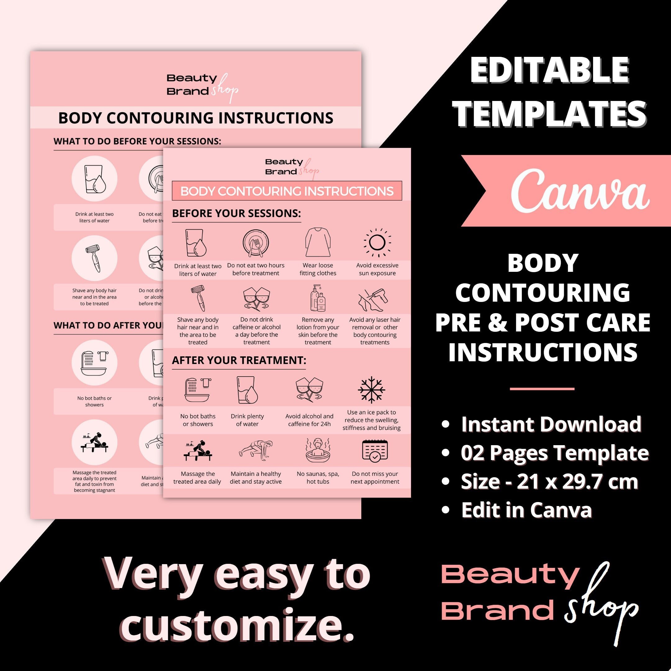 Body Contouring Pre Care and Post Care Instructions, Body Contouring ...