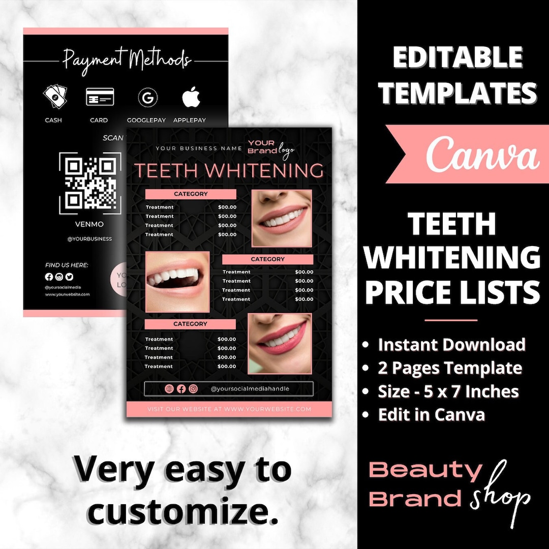 Teeth Whitening Price List, Teeth Whitening Business, Teeth Whitening ...