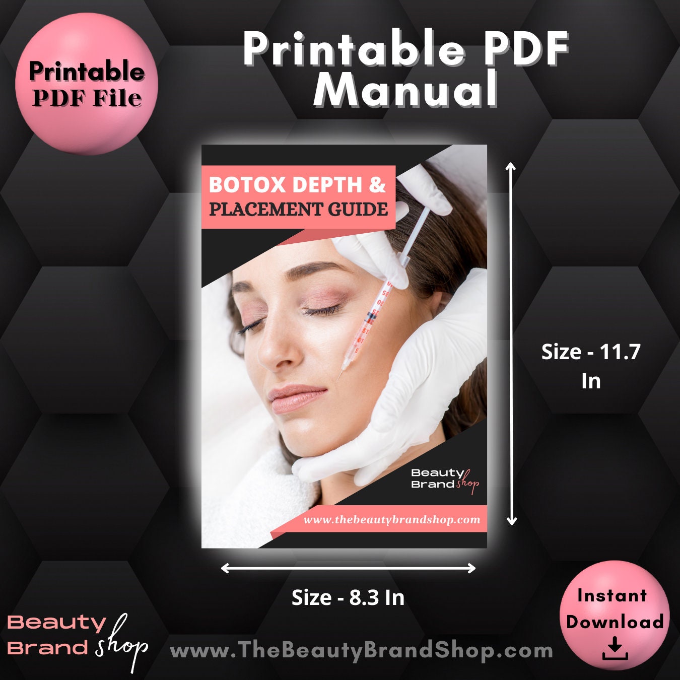 Botox Depth and Placement Guide, DIY Botox, Cosmetic Aesthetic Training ...